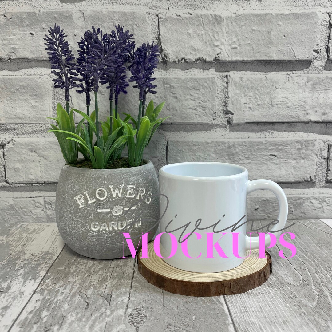 6oz Polymer Cup Mockup Straight Children's Mug Digital Download JPG 6oz ...