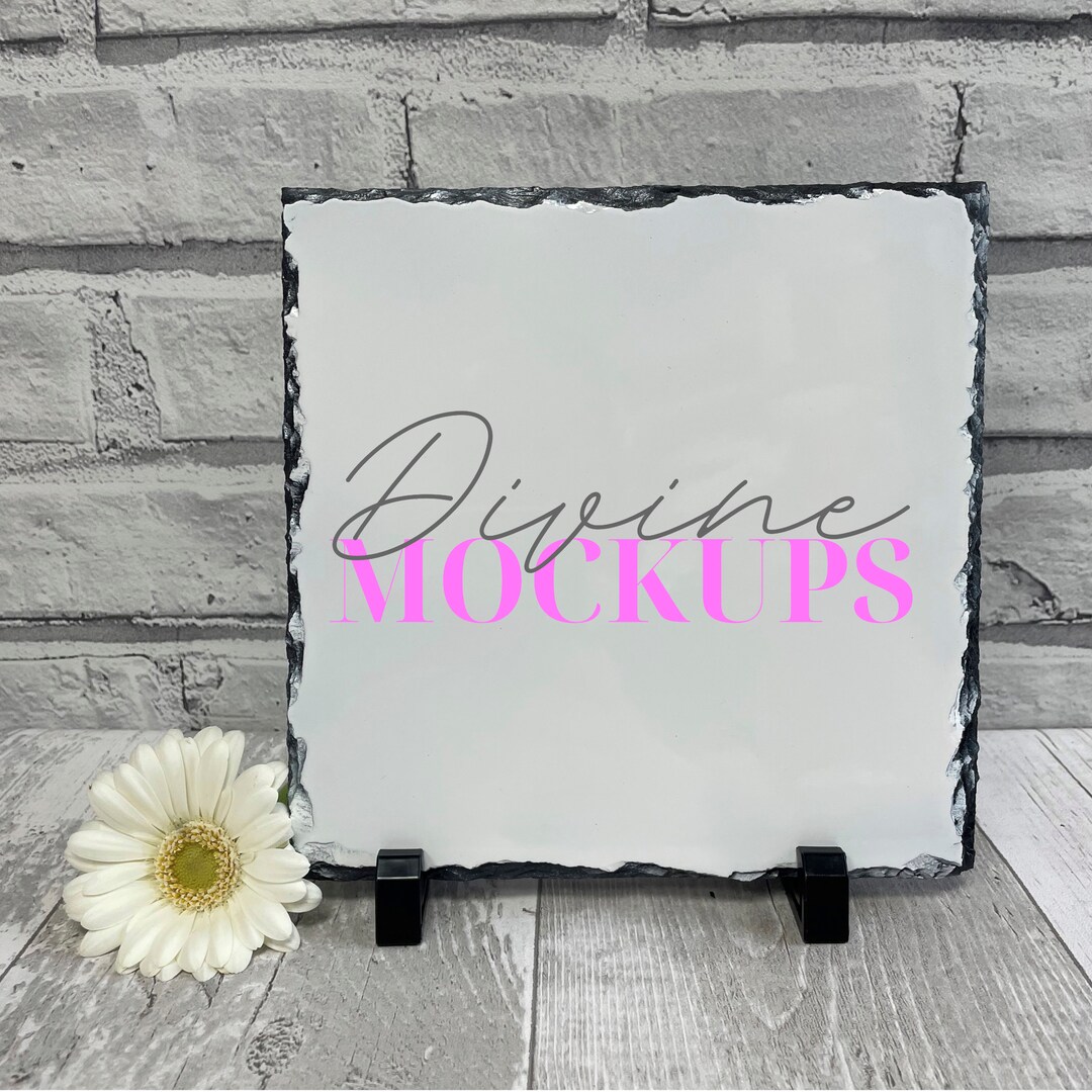 Photo Slate 20x20 Mockup Square Slate Mockup Digital Download JPG ...