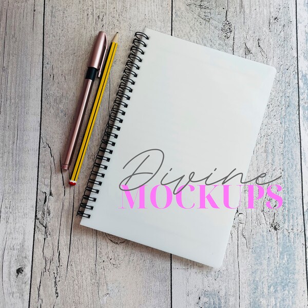 Sublimation Notebook Mockup - Etsy
