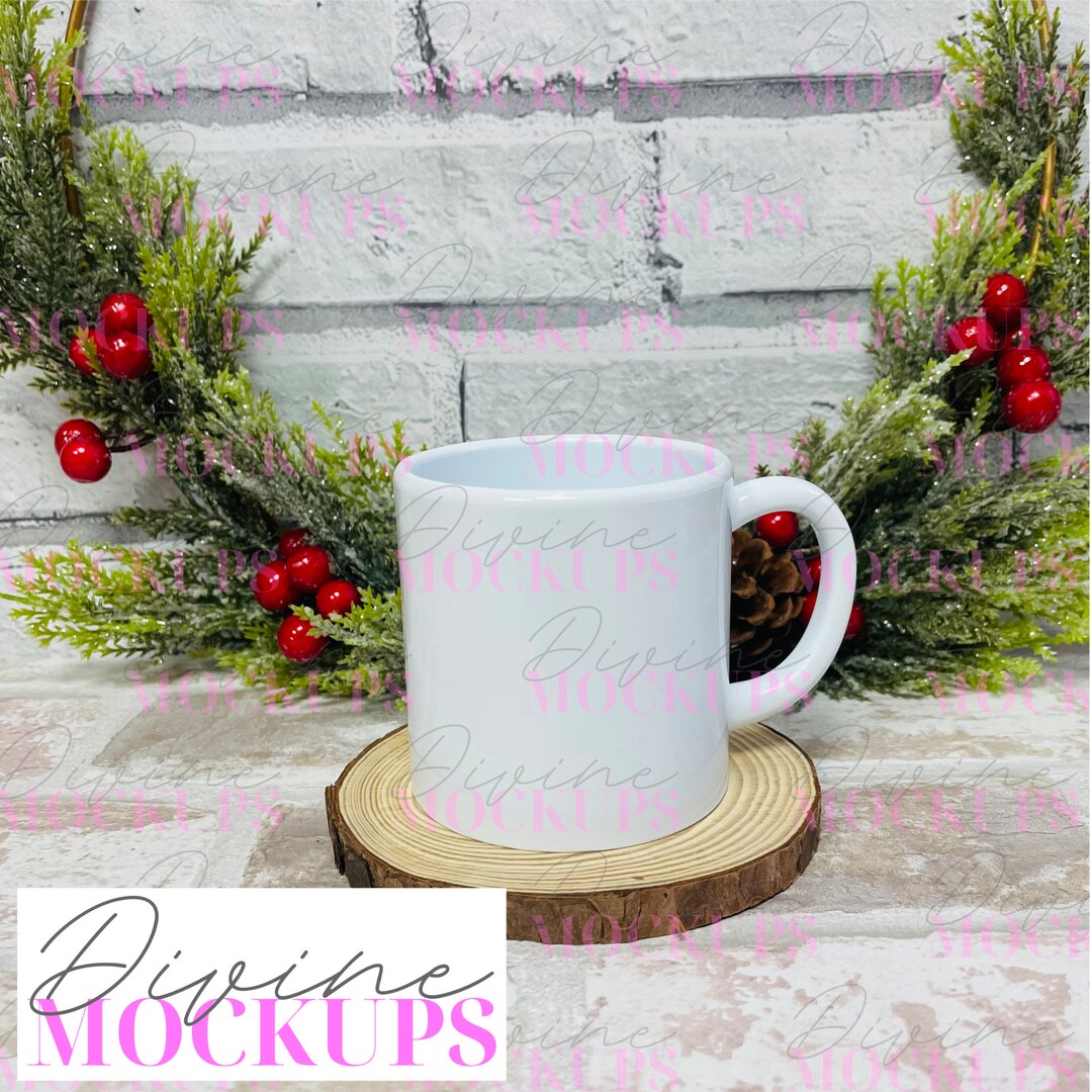 Christmas 6oz Polymer Cup Mockups - Christmas Straight Children's Mug ...