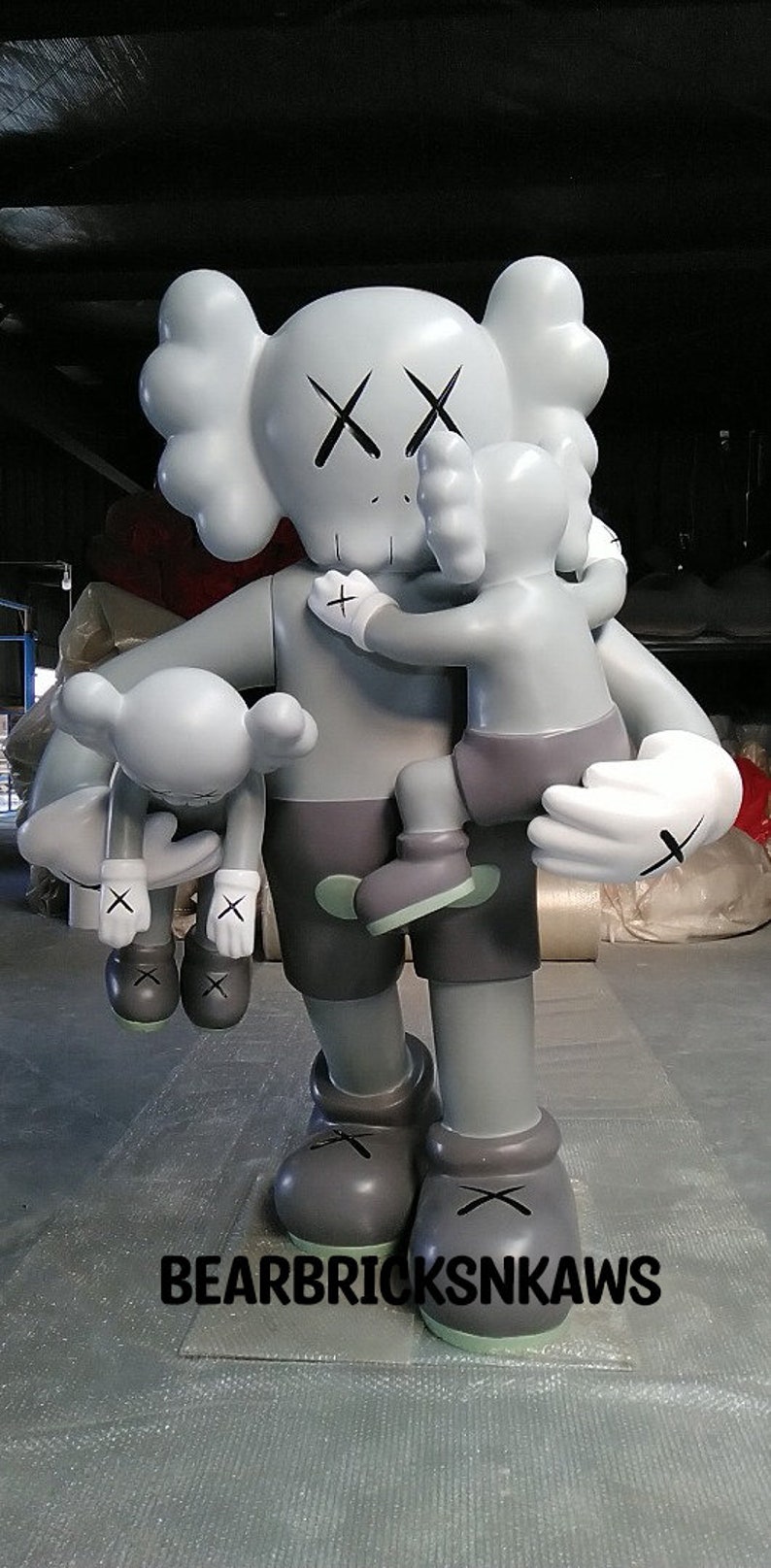 Giant Kaws Family 80 Inches/ 6ft 8inches Kaws Holding - Etsy