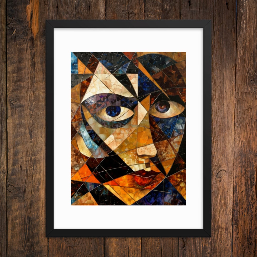 Face of Fable Mosaic Framed Art - Etsy