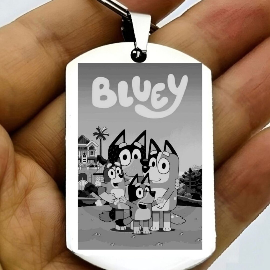 Bluey Hot Family Dog Kids Favorite to Show Keychain - Etsy Canada