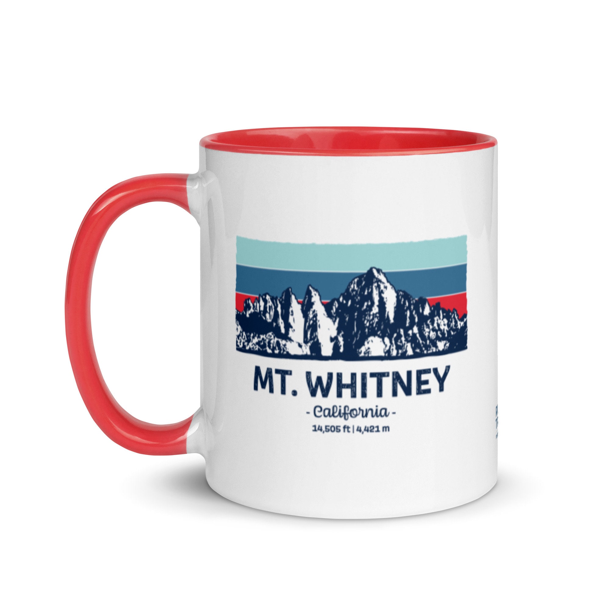 Mt Whitney Mug With Color Inside - Etsy