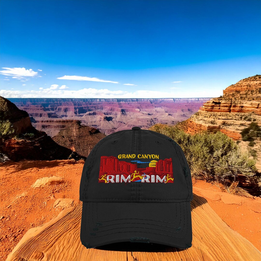 Grand Canyon Rim-to-rim Embroidered Hat - Celebrate Your Epic Hike or ...