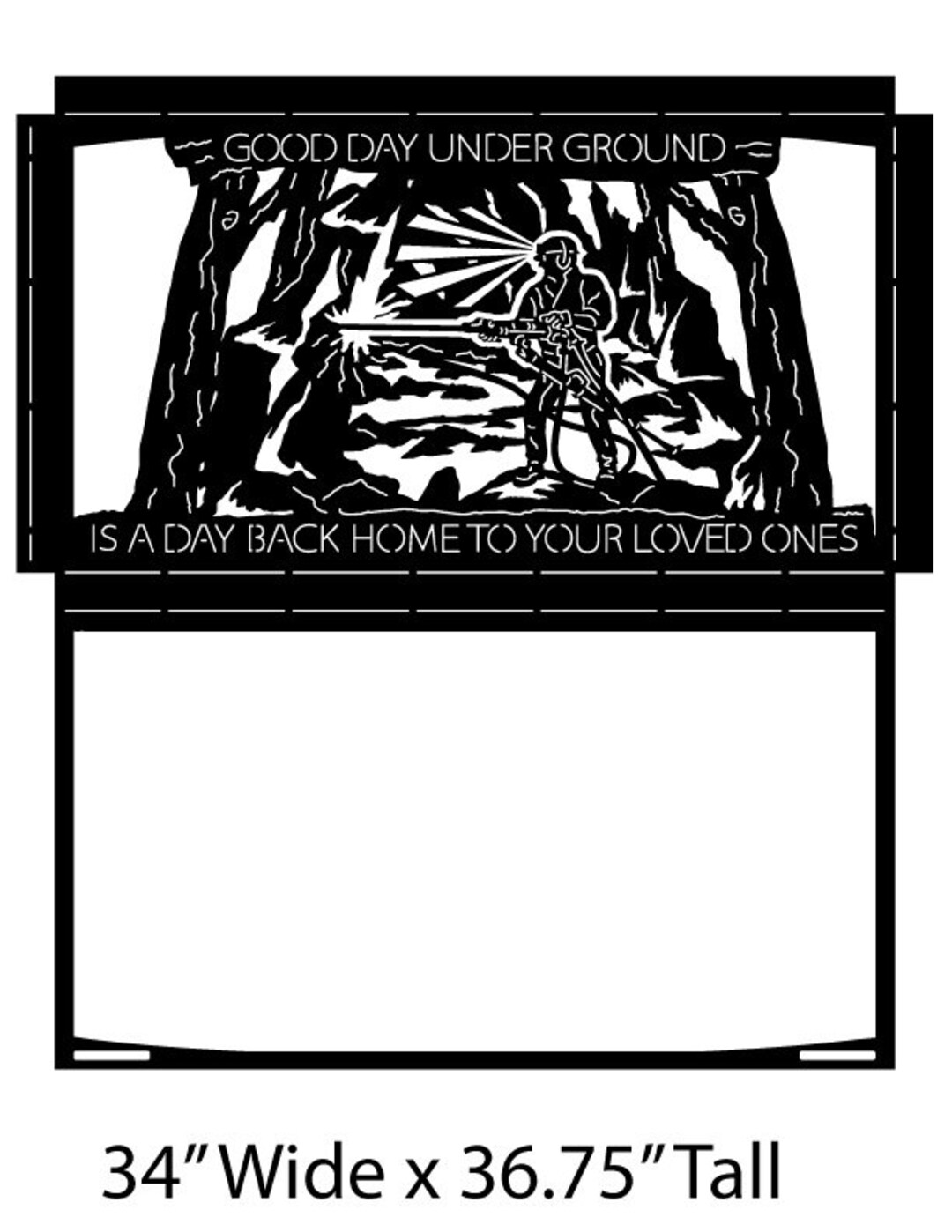 Mining Metal Shadow Box - Etsy