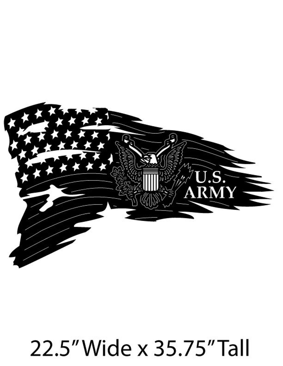 U.S. Army Metal Flag - Etsy