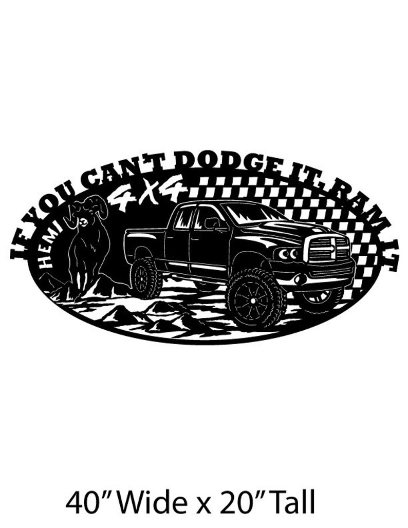 Dodge Ram Metal Sign - Etsy