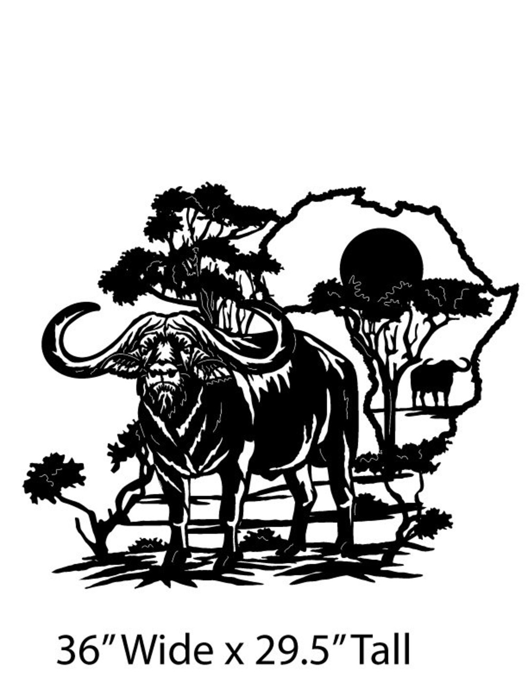 Cape Buffalo Metal Work - Etsy