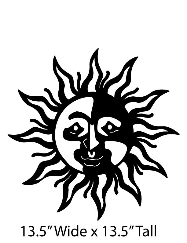 Golden Sun Metal Sign - Etsy