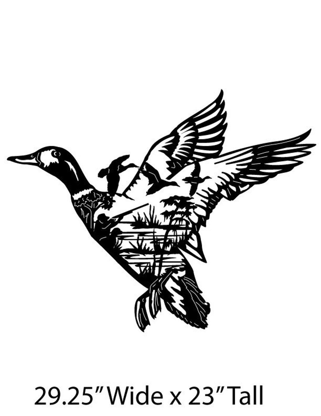 Duck Hunting Metal Sign - Etsy