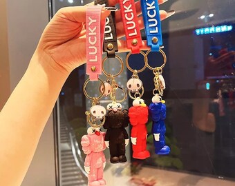 Kaws Bear Keychain - Etsy