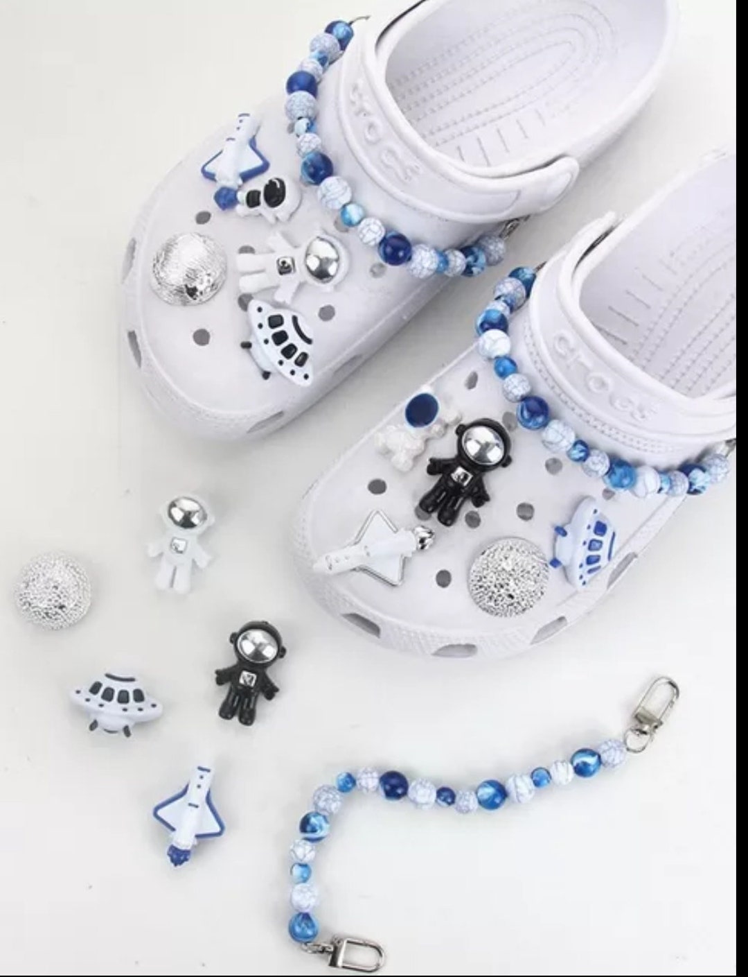 Alien Croc Jibbitz. Metal Jibbitz. Croc Charms. Space Croc - Etsy