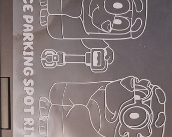 Bluey Inspired Lawyer Vinyl Sticker - Etsy