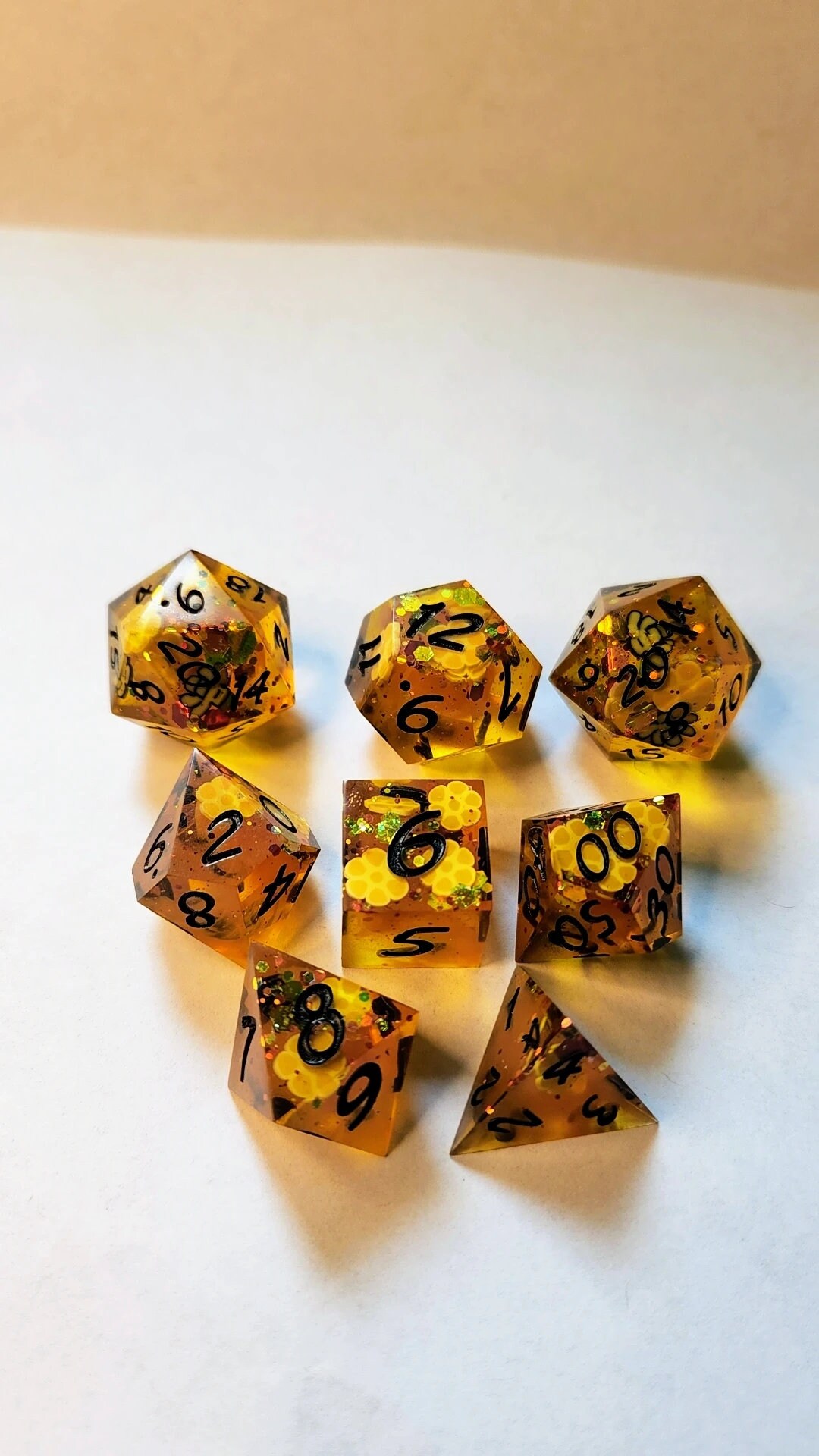 Hello Bees Hand Poured Dice Set Discounted - Etsy
