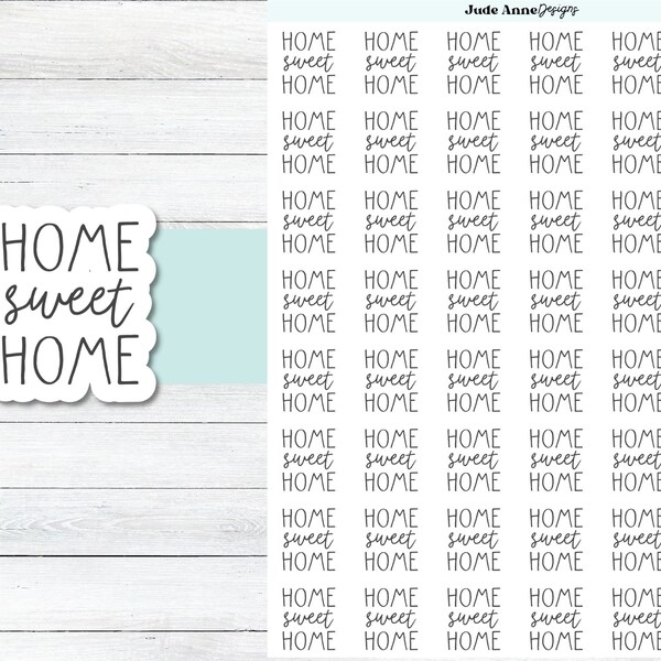 Home Sticker - Etsy