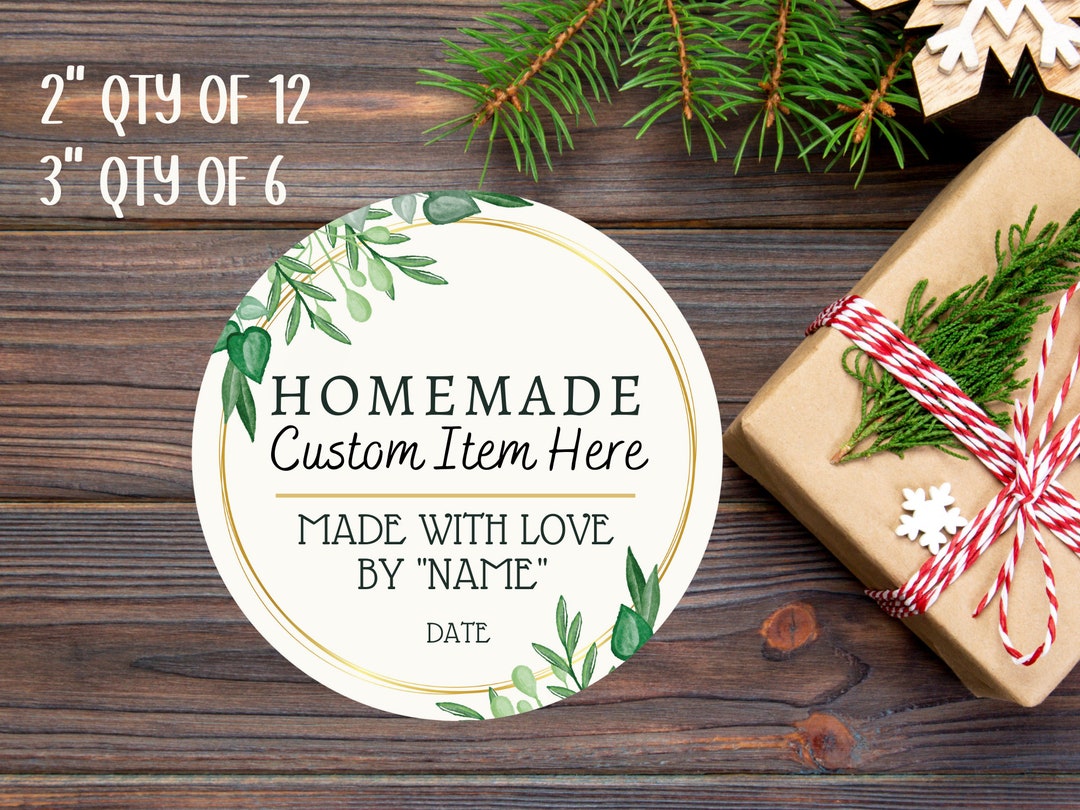 Personalized Jam and Canning Stickers, Custom Lid Labels for Jars ...