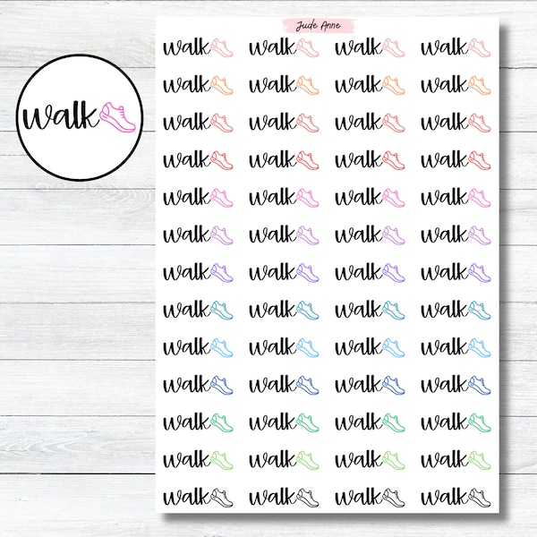 Walk Stickers - Etsy