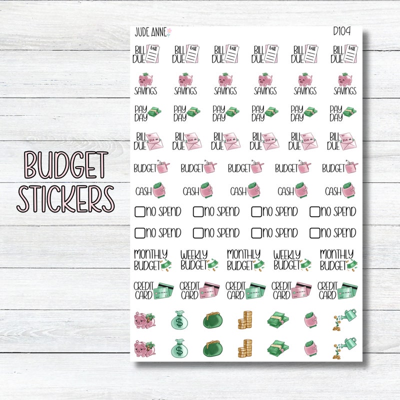 Finance Stickers - Etsy