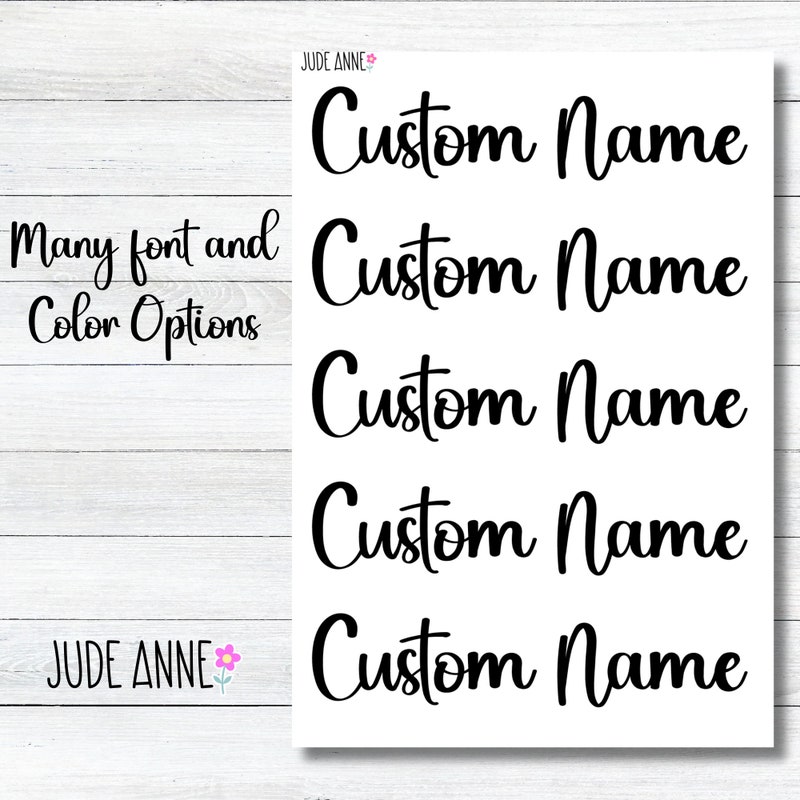Script Names - Etsy