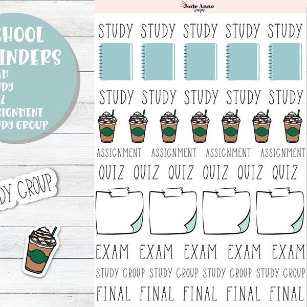 Student Planner Stickers - Etsy