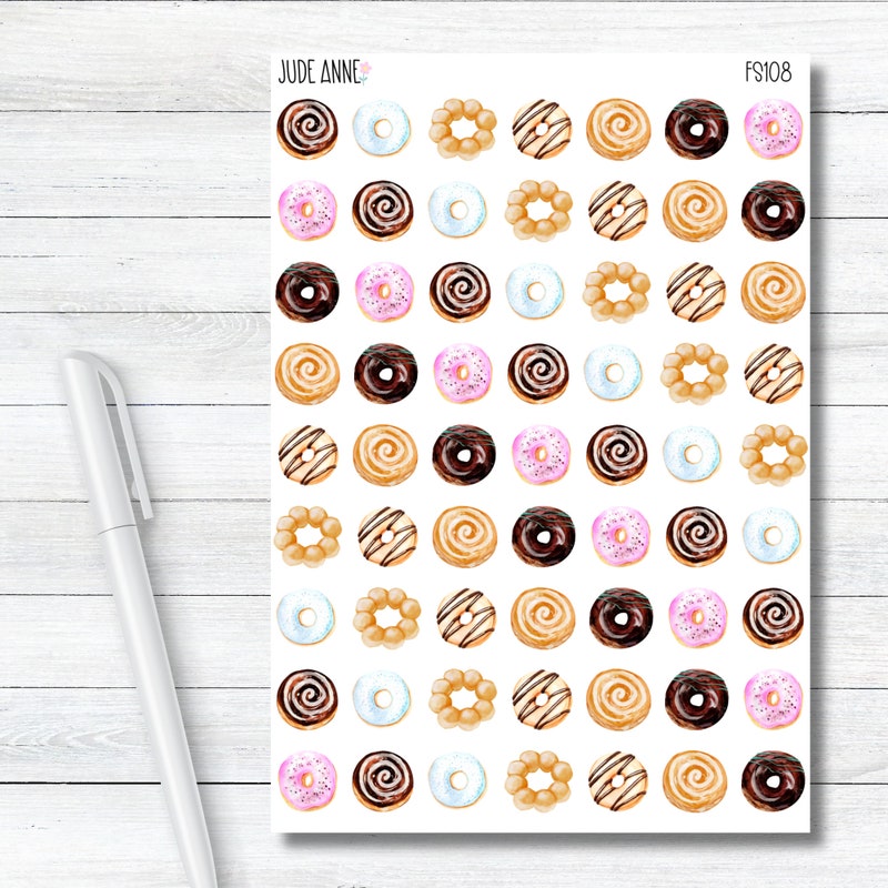 Donut Sticker - Etsy