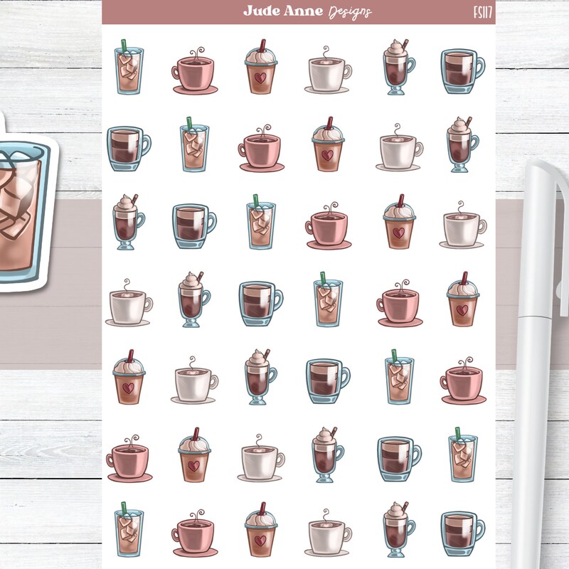 Coffee Stickers - Etsy