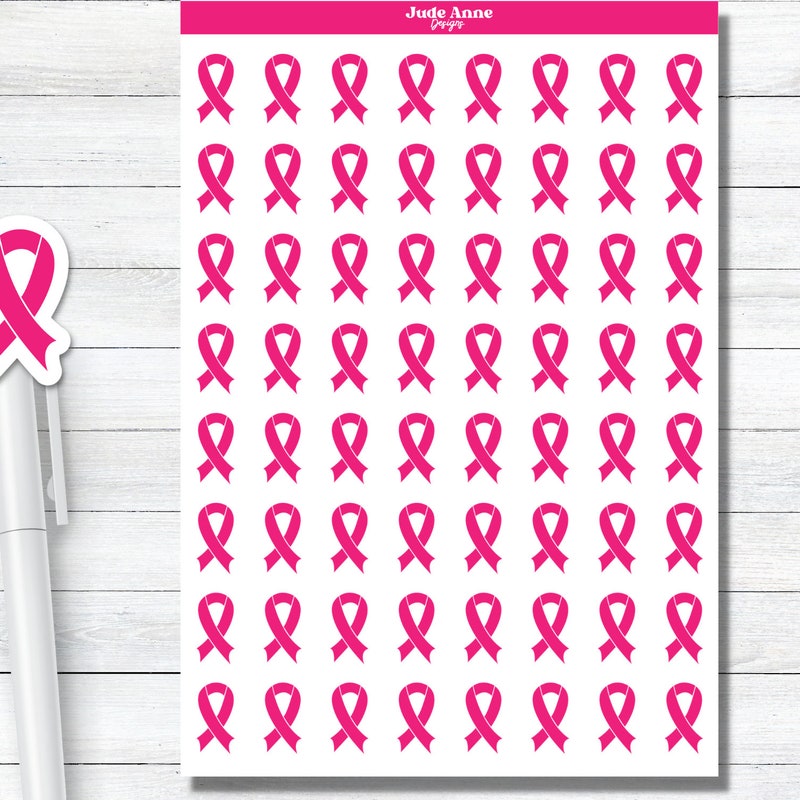 Breast Cancer Awareness Stickers - Etsy