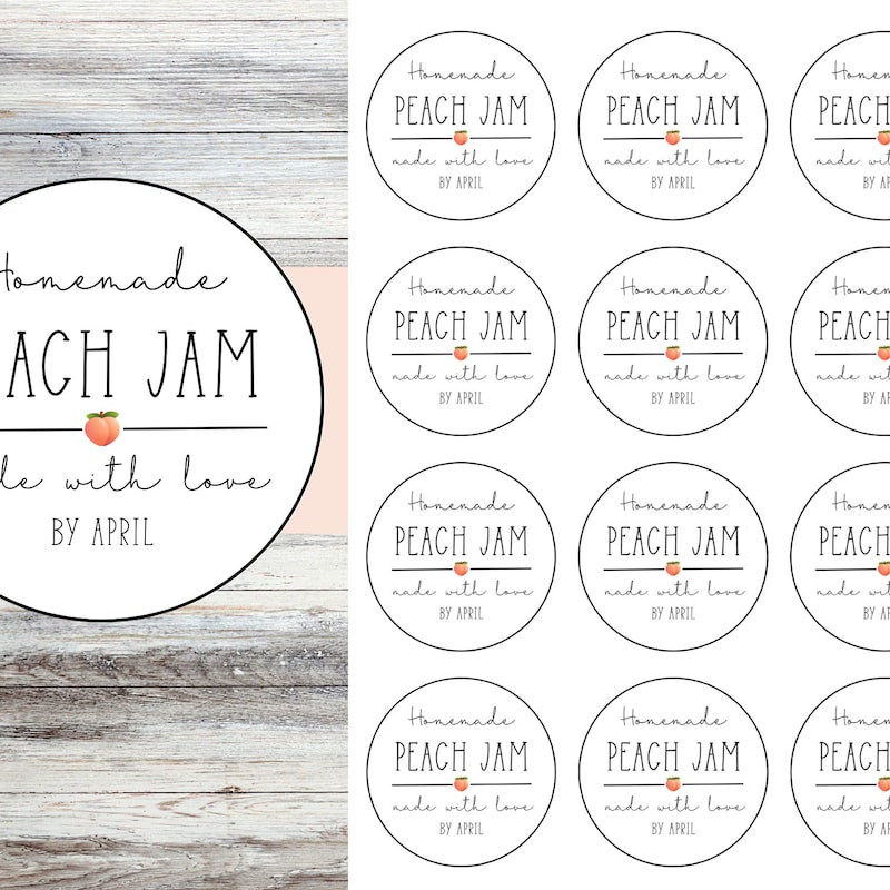 Apple Butter Jam Stickers - Etsy