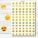 Emoji Planner Stickers, Mood Tracker Stickers, Bujo Stickers, Planner ...
