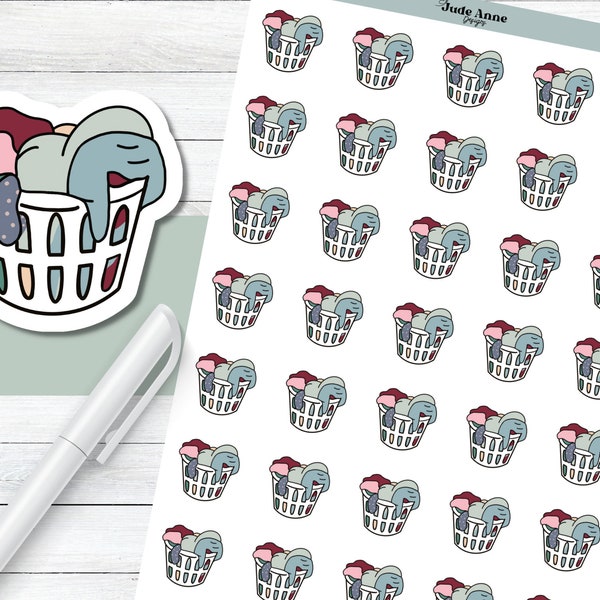 Laundry Stickers - Etsy