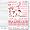 Valentine's Day Weekly Planner | February Themed Weekly Planner | 11" X ...