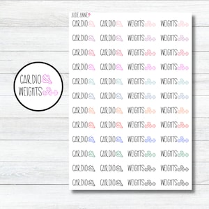 Workout Stickers - Etsy