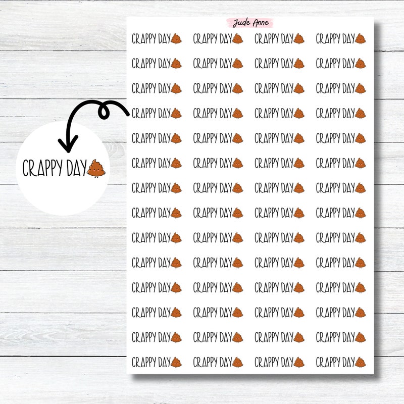 Bad Day Stickers - Etsy