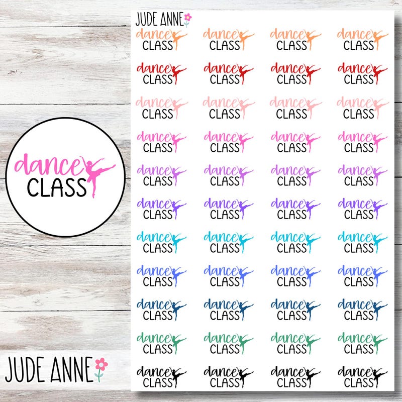 Dance Stickers - Etsy
