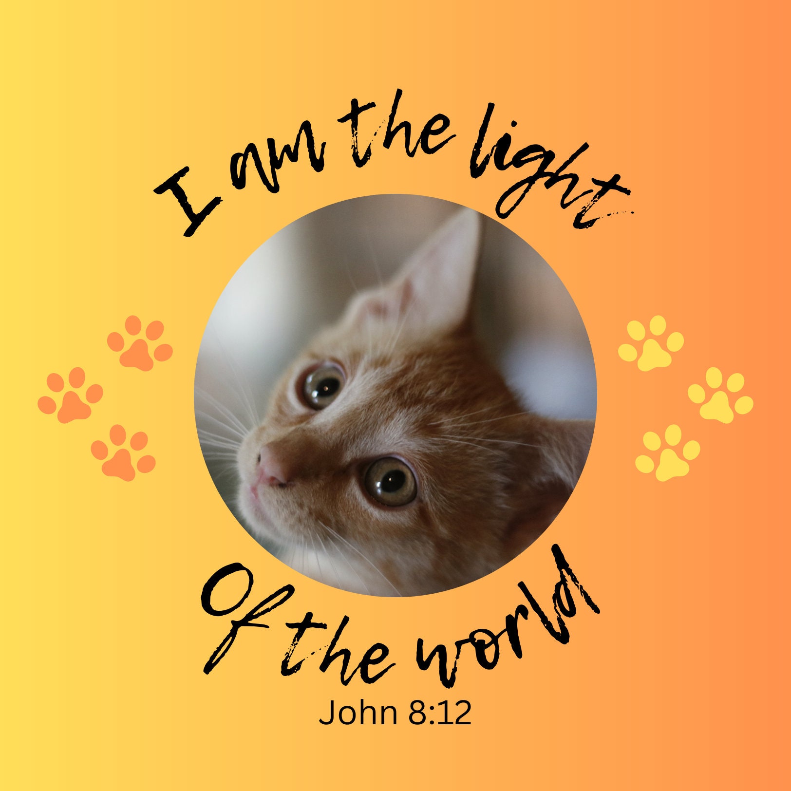 Kittens for Jesus Bible Verses Digital Product for Cards - Etsy
