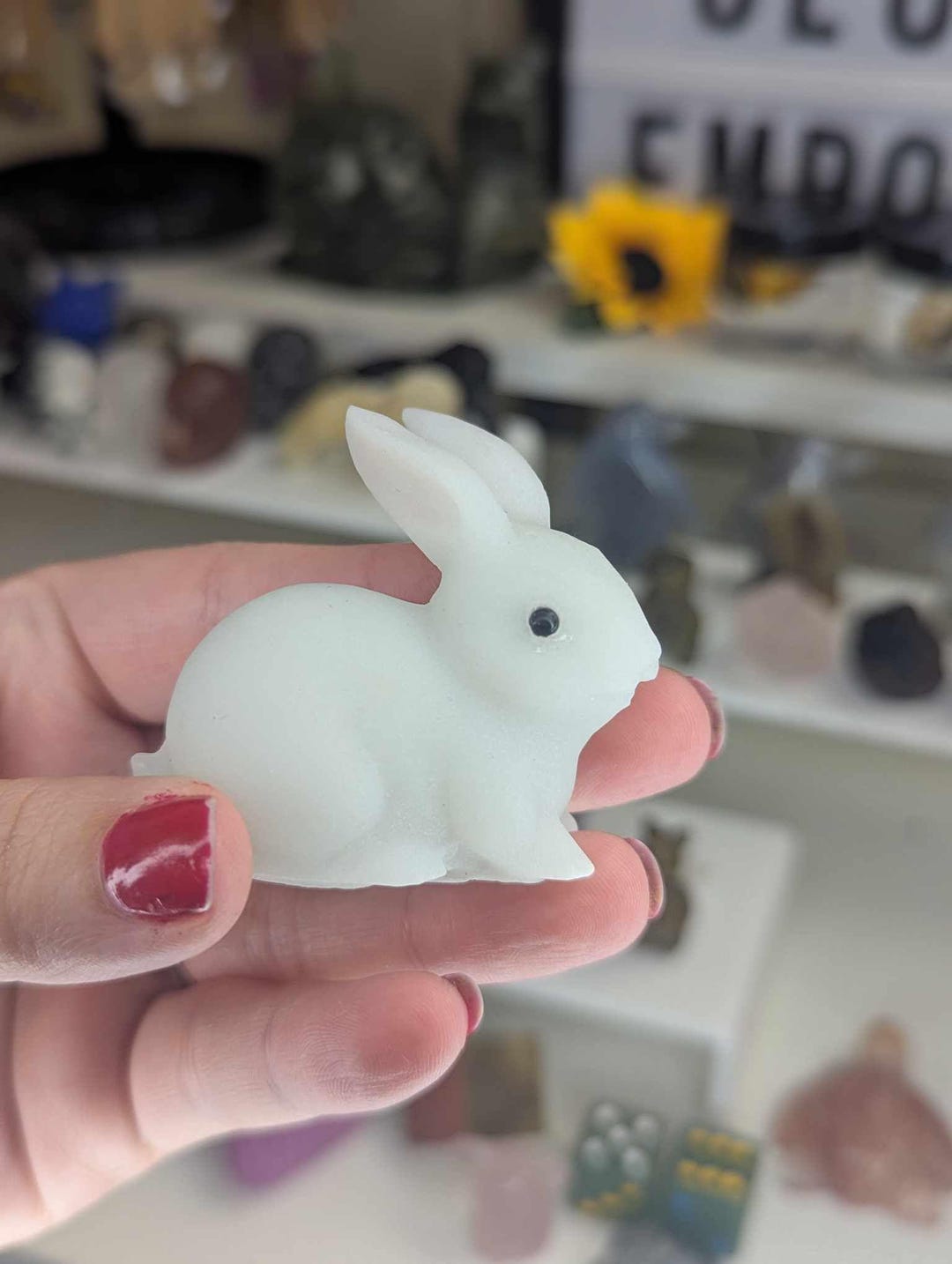 White Jade Rabbit - Etsy