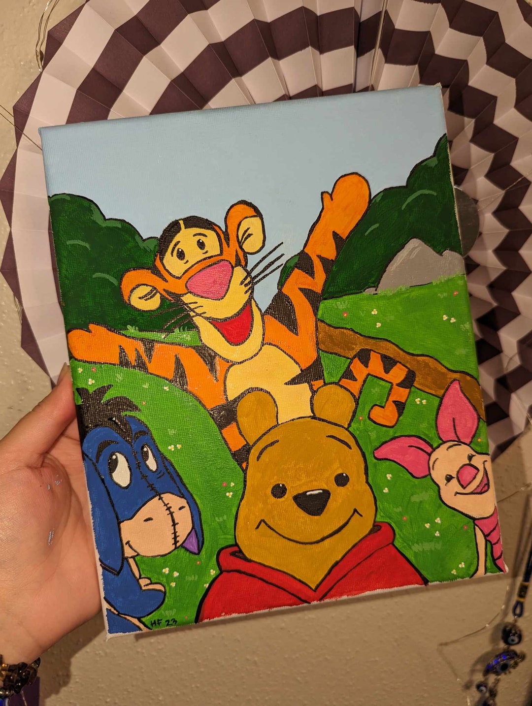 Winnie the Pooh Happy Days Painting - Etsy