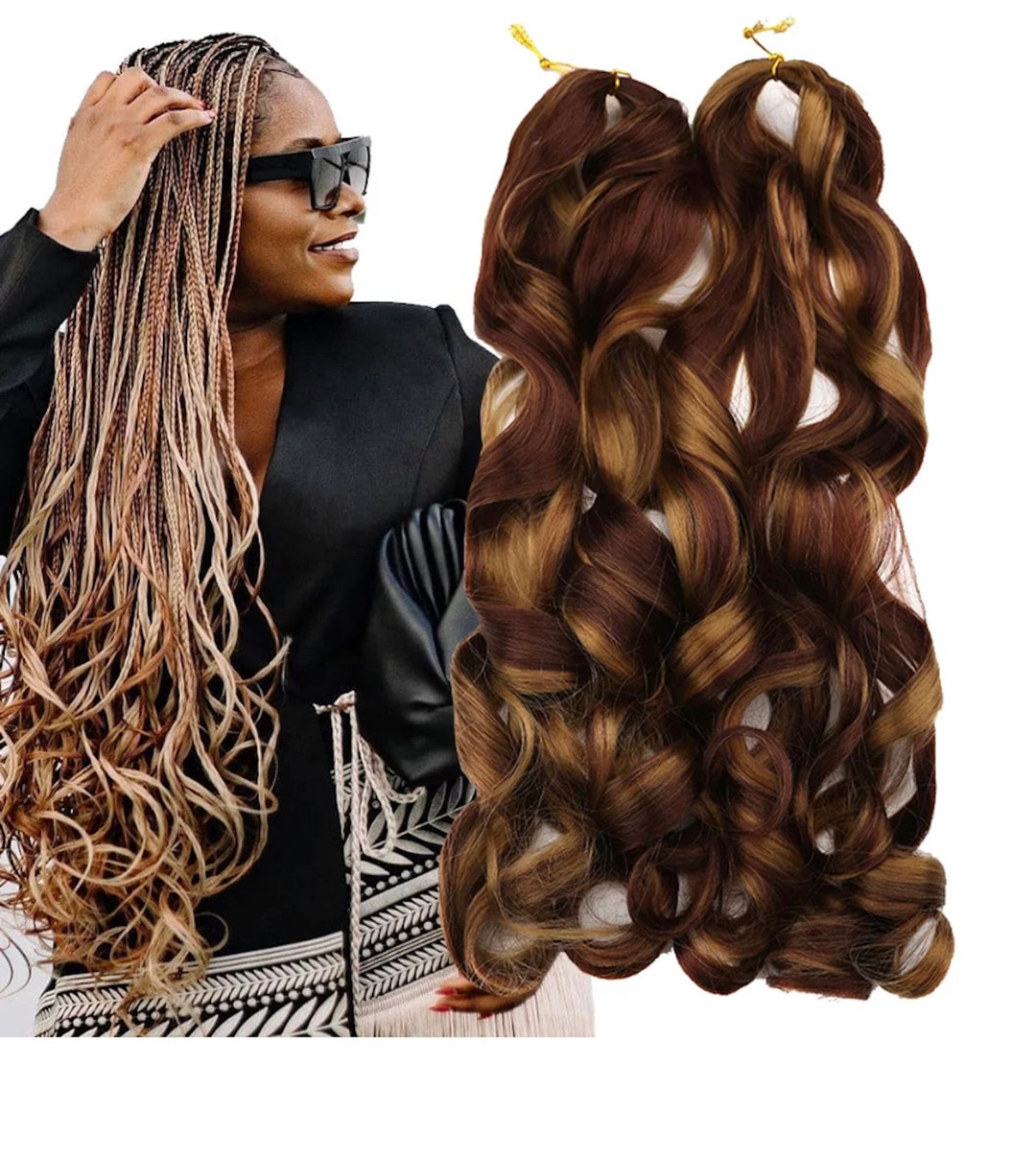22 Inch Loose Wavy Braiding Hair/lot Crochet Braids Hair 150g/pack ...