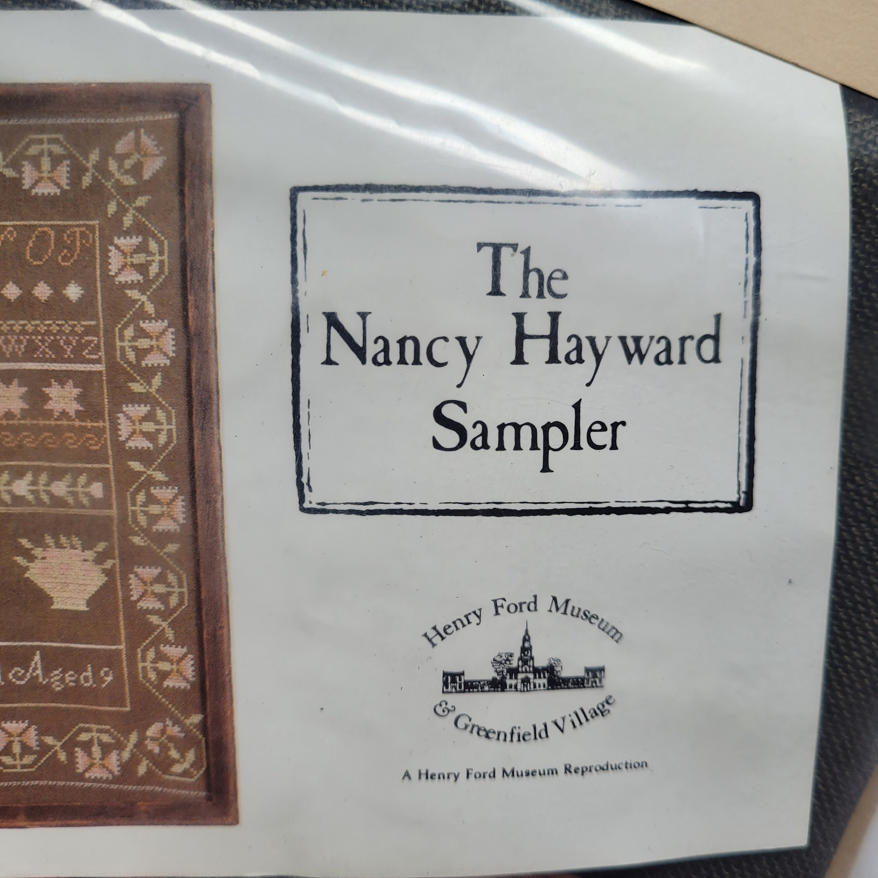 The Nancy Hayward Sampler a Henry Ford Museum Reproduction by the ...