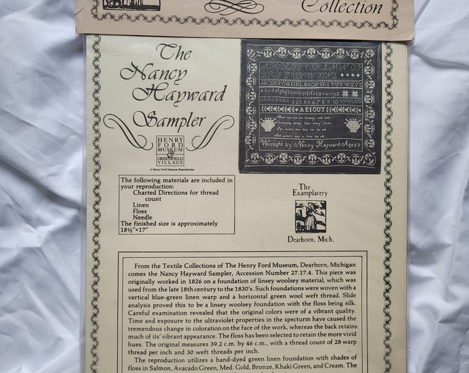 The Ann Almy Sampler - Etsy