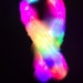 Glow Worm LED Scarf Faux Fur Wrap With Programmable Lights Festival ...