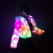 LED Cropped Furbaby Festival Coat Faux Fur Jacket With Programmable ...