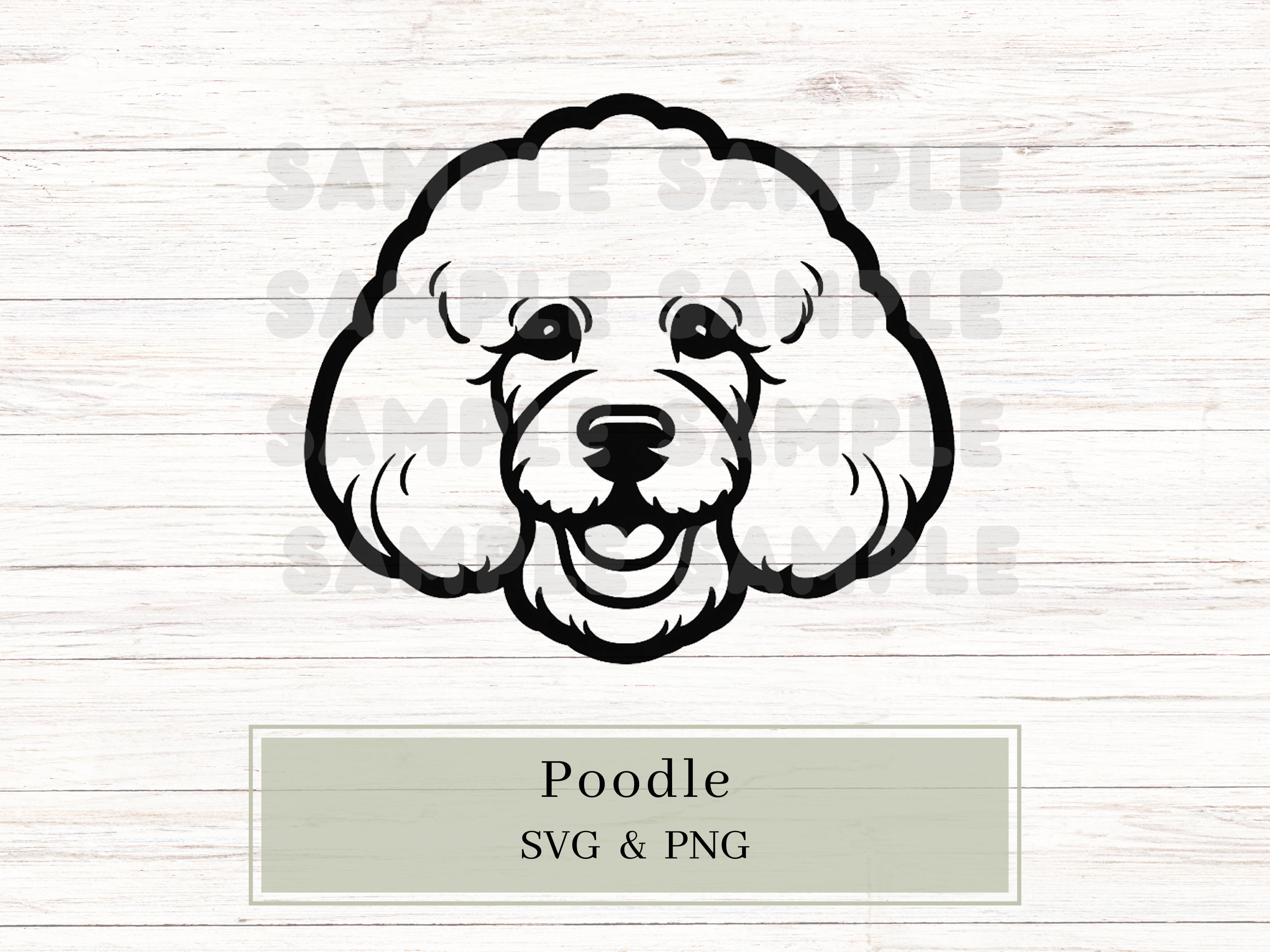 Poodle SVG PNG Poodle Clipart Cricut Dog SVG Poodle Art - Etsy