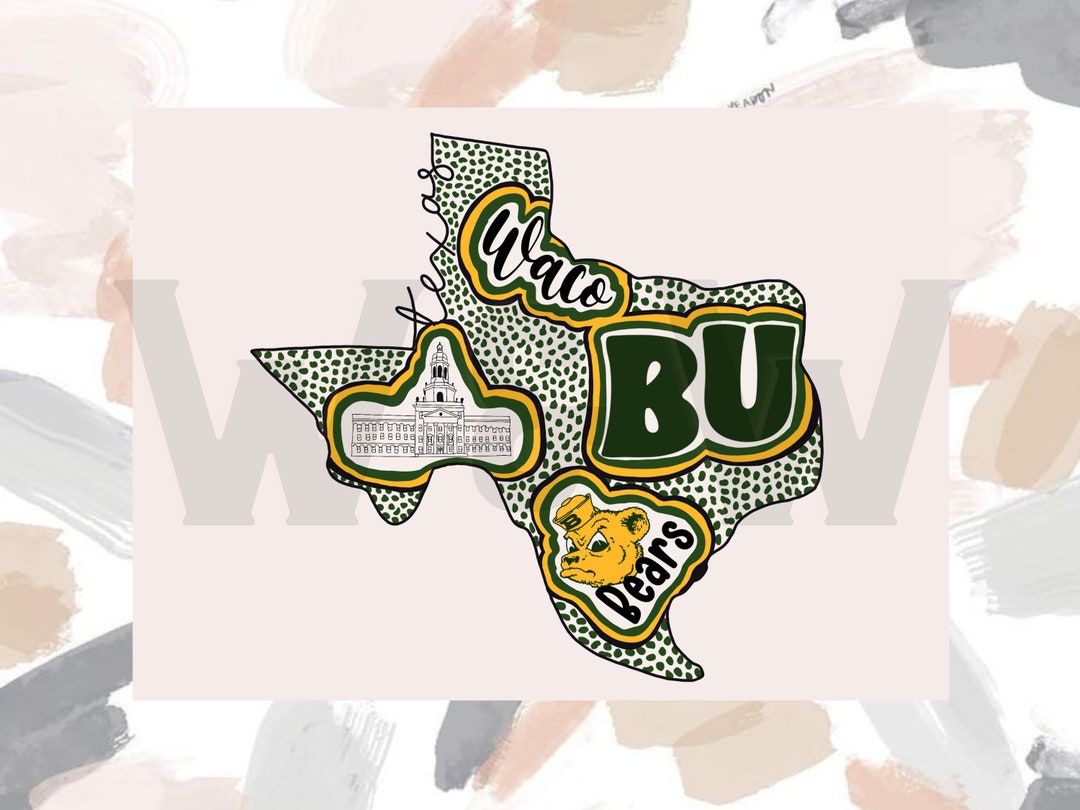 Baylor University Sublimation Digital Download File - Etsy