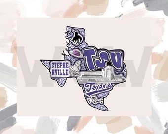 TSU Texas Cheetah Pattern PNG File Sublimation Design for Digital ...