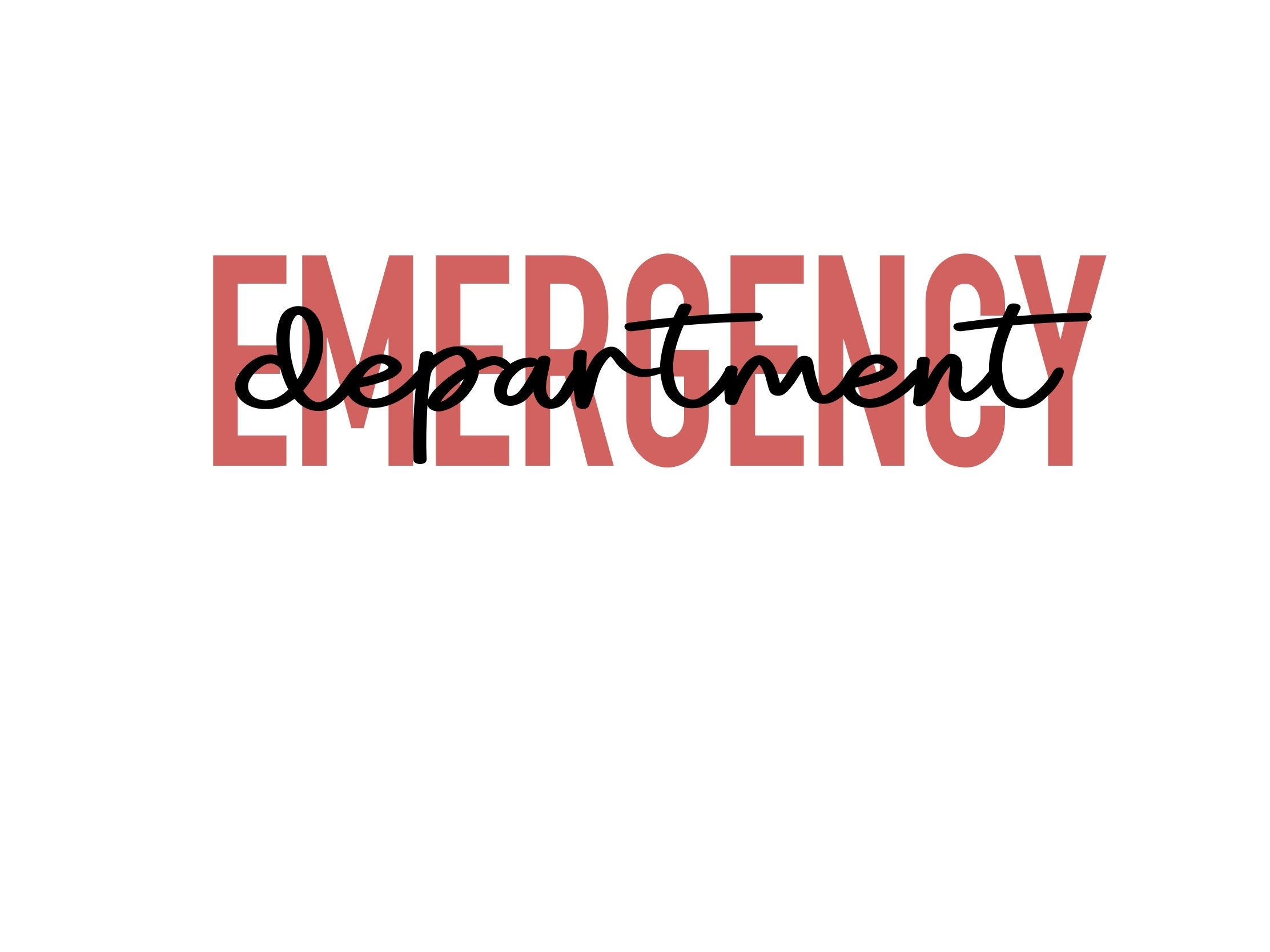 Emergency Department SVG - Etsy