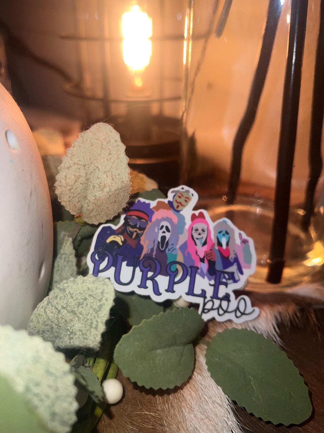 Purple Poo Tarleton Sticker Sticker - Etsy