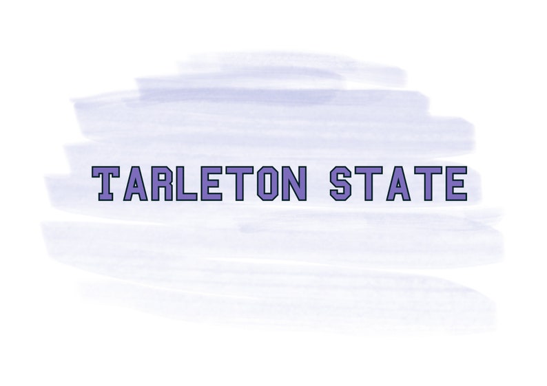 Tarleton State University Download Svg File - Etsy