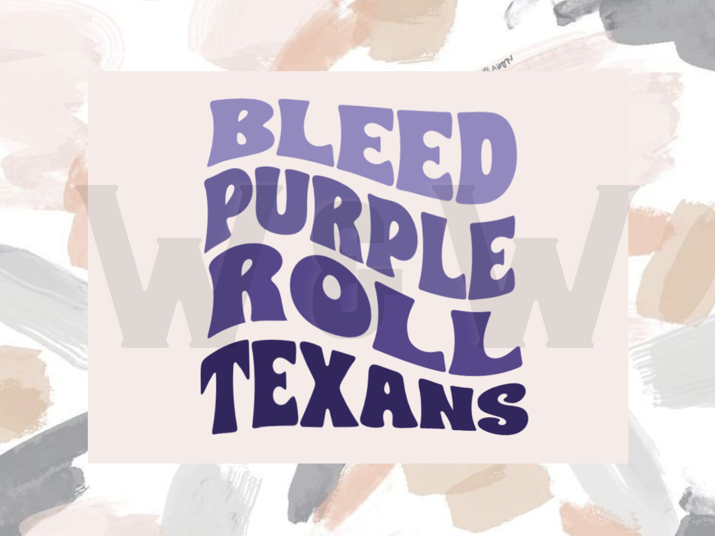 Bleed Purple Roll Texans Png Download File - Etsy